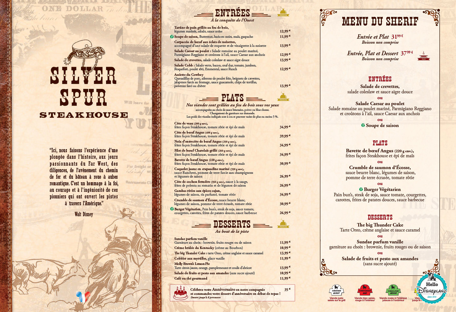 Silver Spur Steakhouse - Hello Disneyland