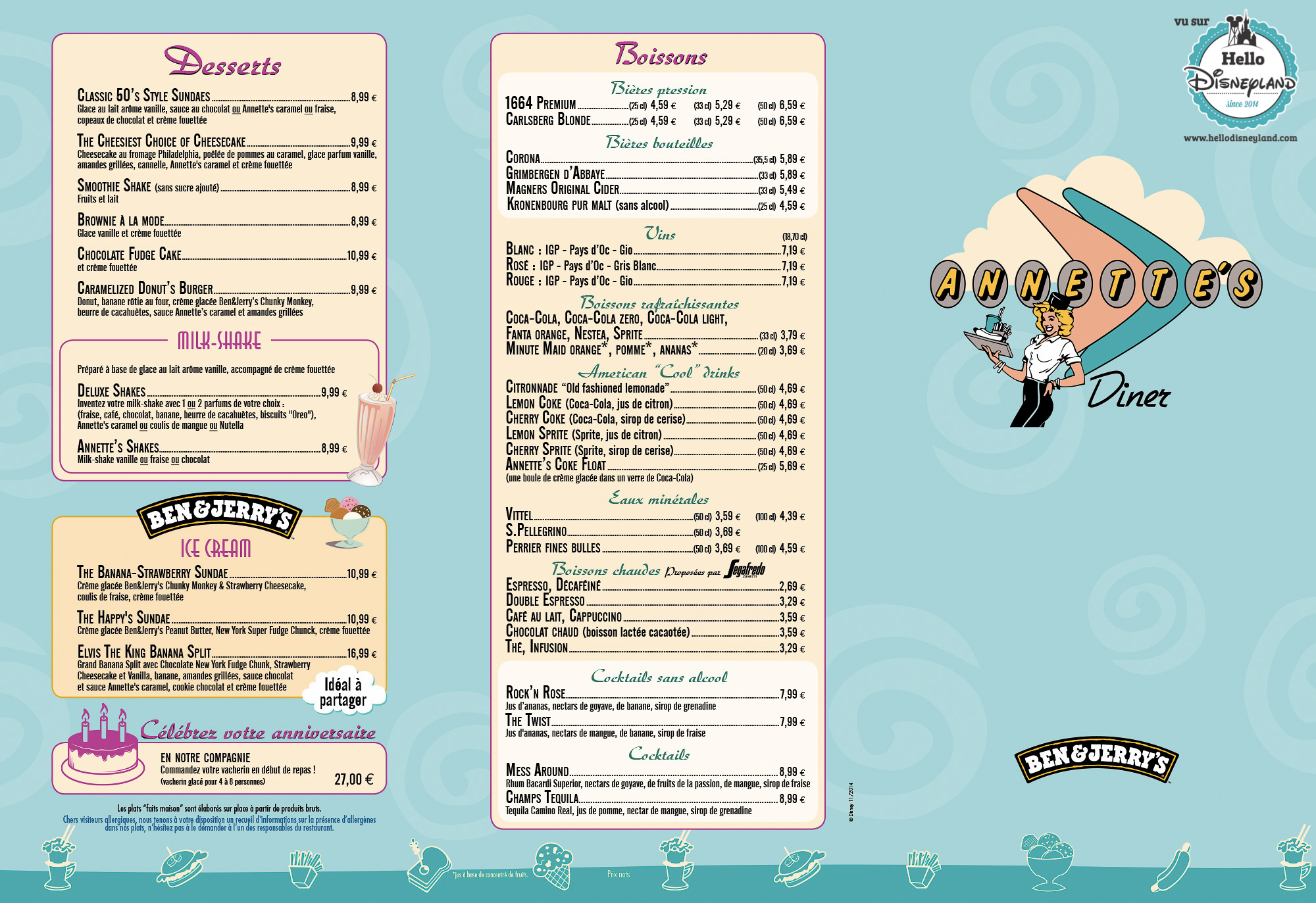 Annette's Diner | Hello Disneyland : Le meilleur guide en ligne pour ...