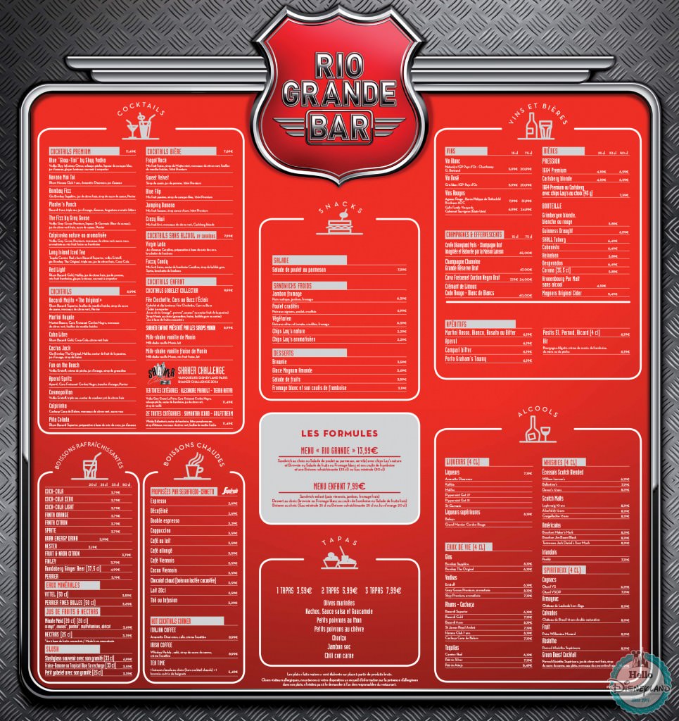 La carte des bars de Disneyland Paris | Hello Disneyland : Le blog n°1 ...