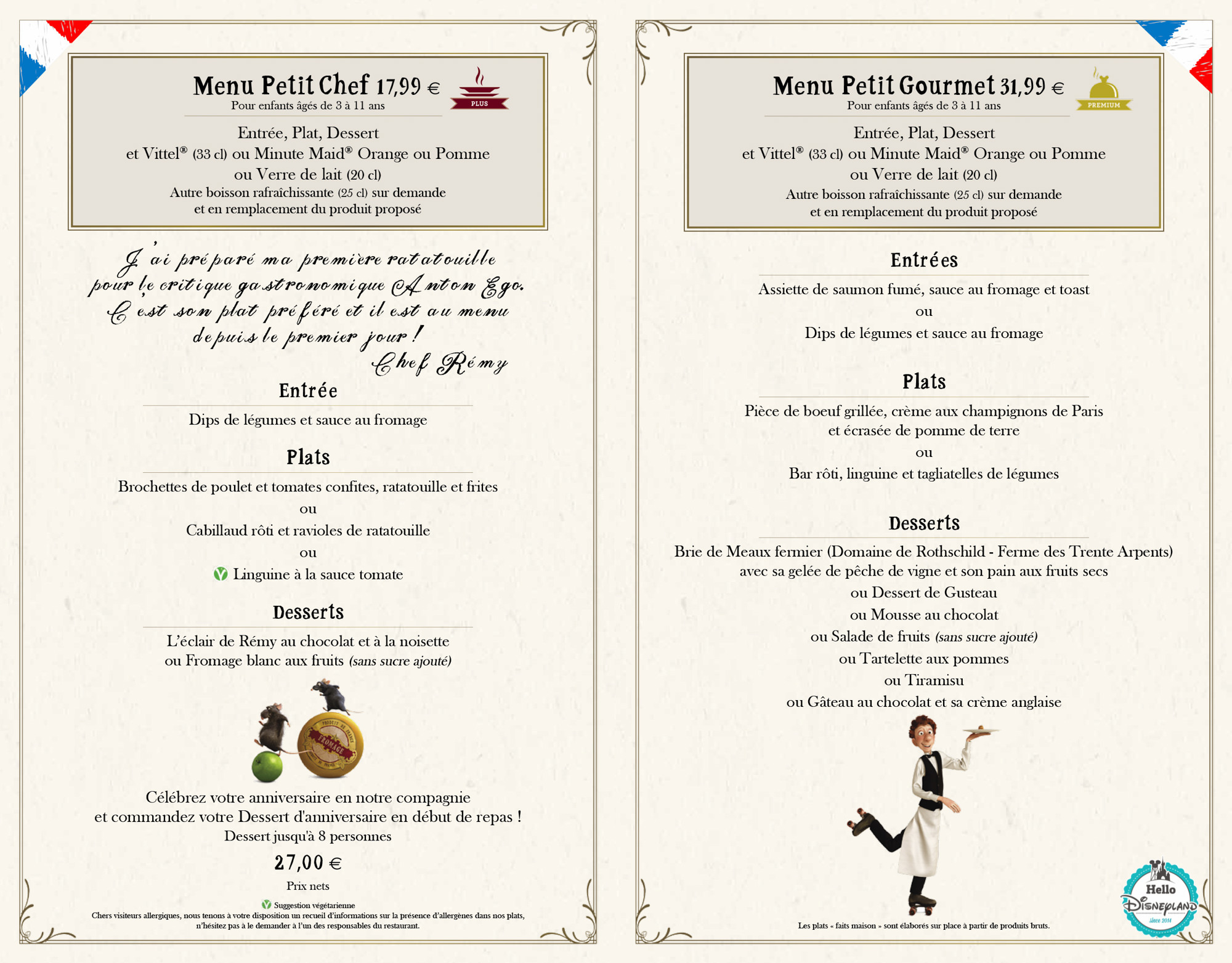 Bistrot Chez Remy | Hello Disneyland : Le meilleur guide en ligne pour ...