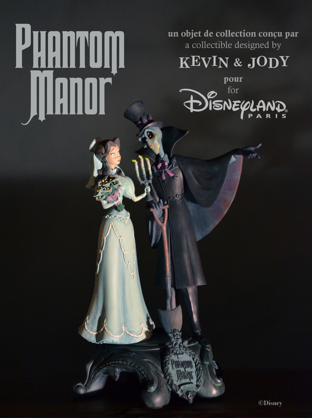 Les figurines Phantom Manor by Kevin et Jody pour Disneyland Paris ...