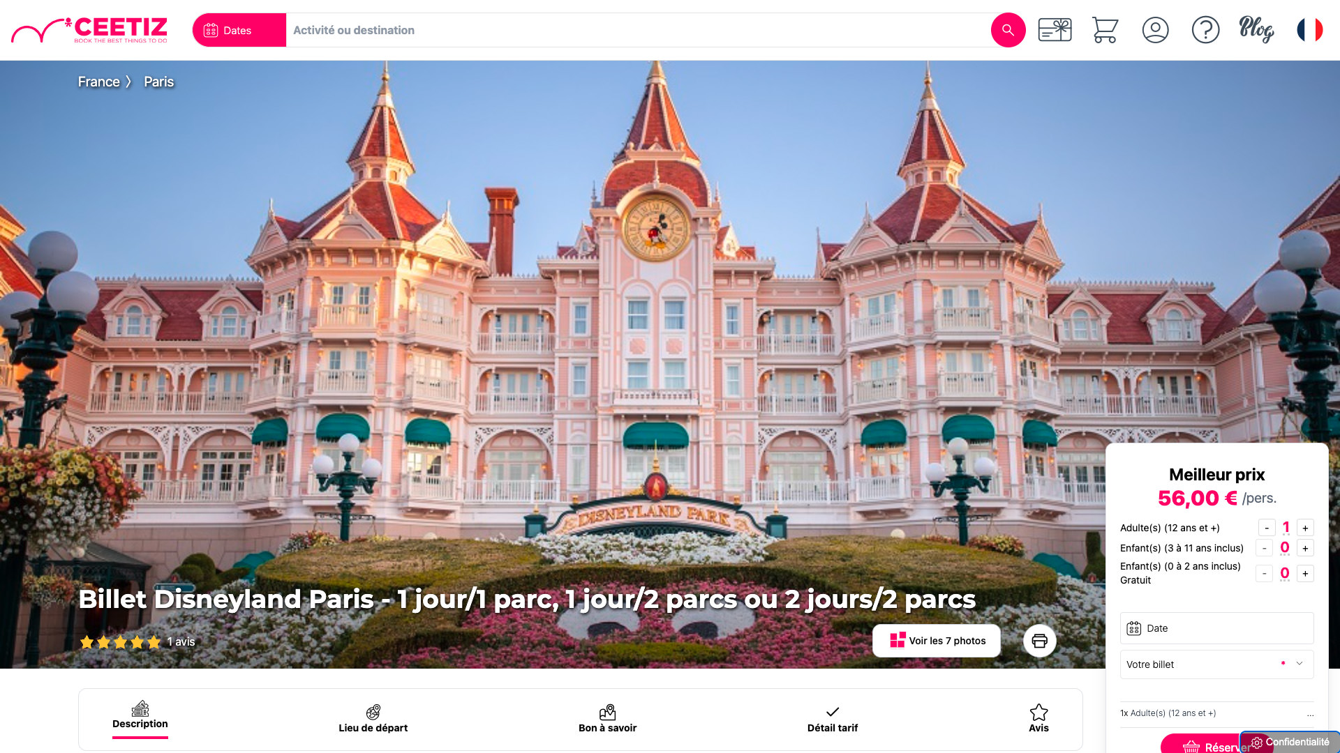 Billets Disneyland Paris - Prix, conseils et infos : le guide ultime