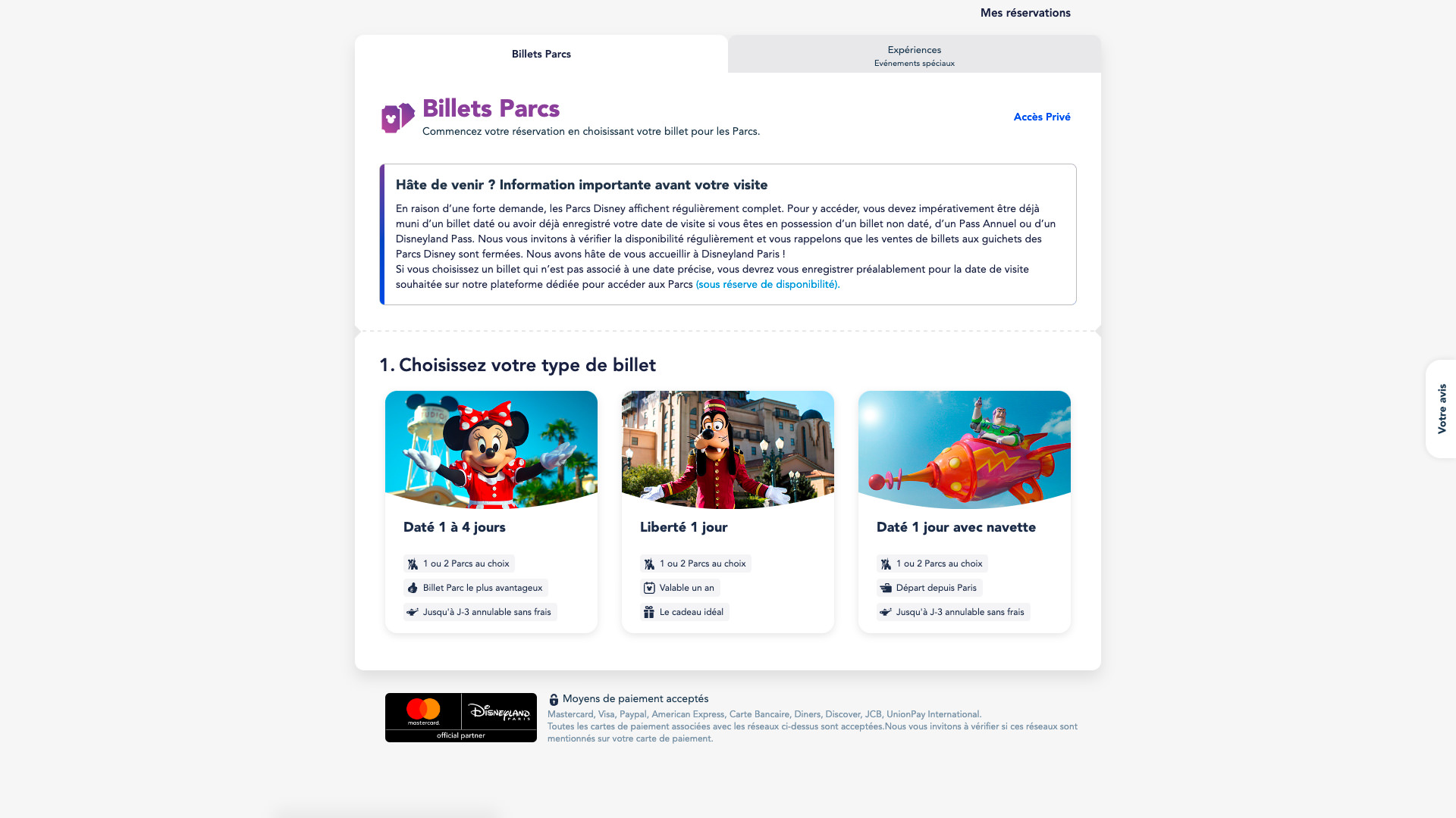 Billets Disneyland Paris - Prix, conseils et infos : le guide ultime