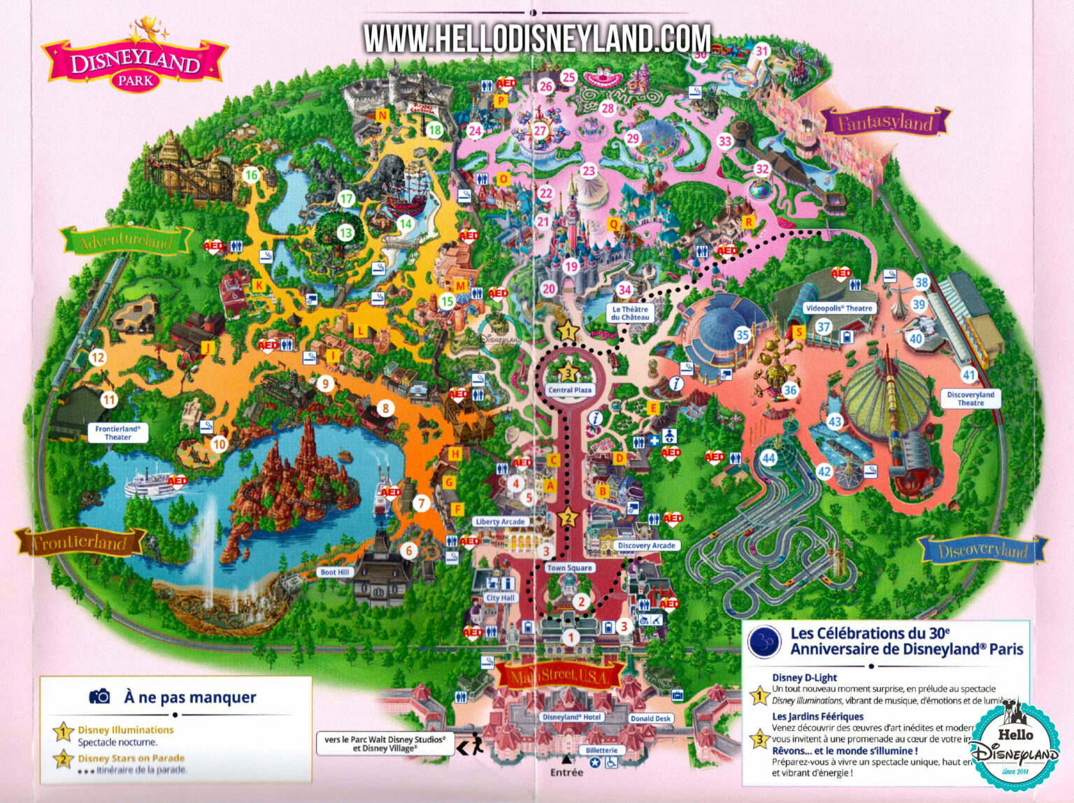 Hello Disneyland : Le blog n°1 sur Disneyland Paris | Plans des parcs ...